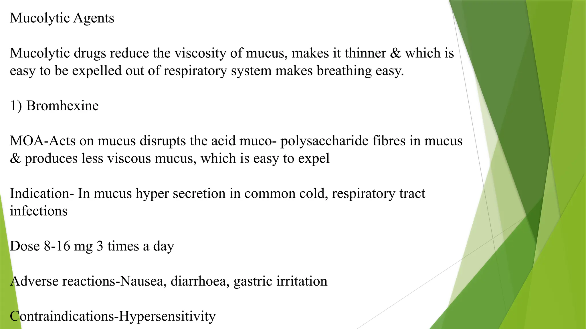 Drugs acting on respiratory system. pptx | PPTX