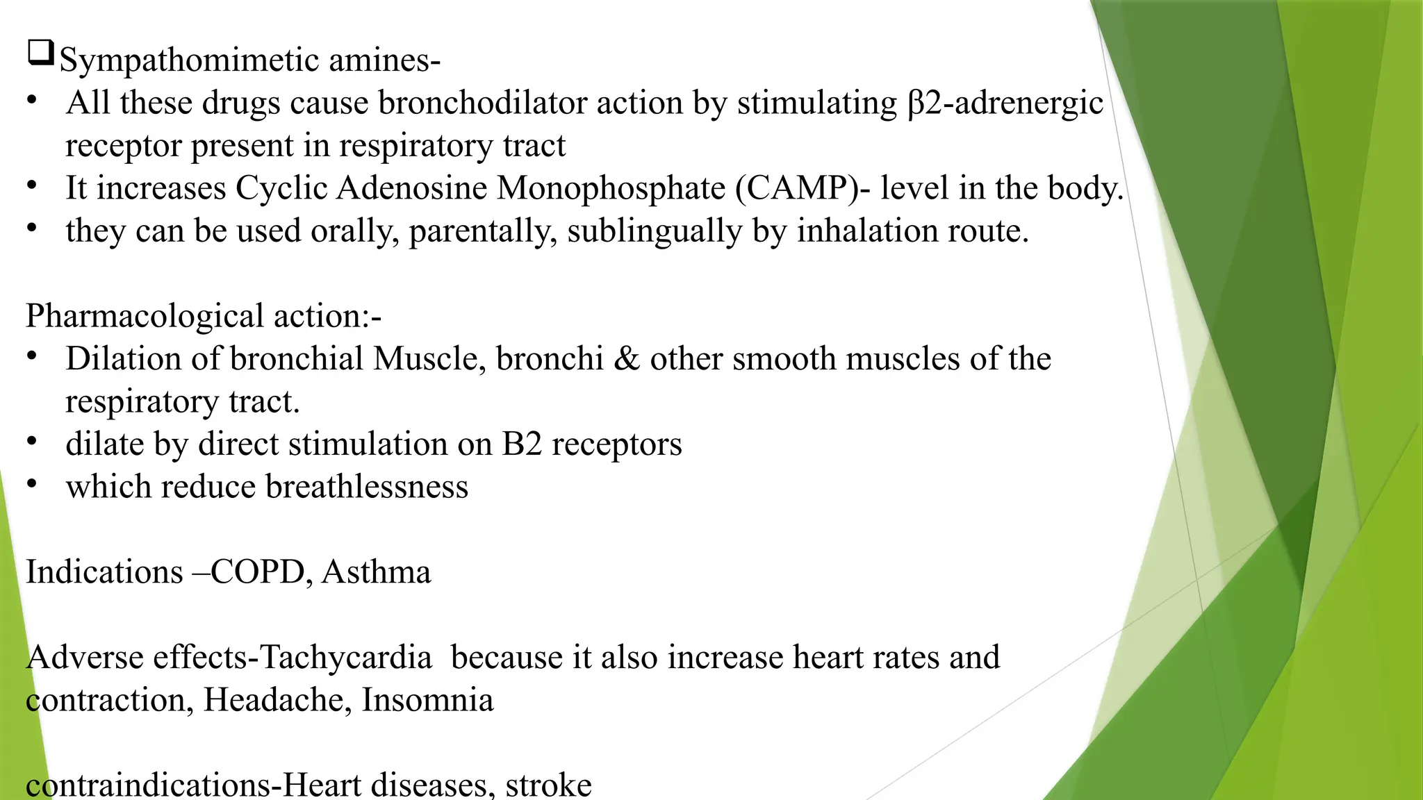 Drugs acting on respiratory system. pptx | PPTX
