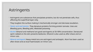 Drugs acting on skin and mucous membrane.pptx