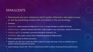Drugs acting on skin and mucous membranes | PPTX