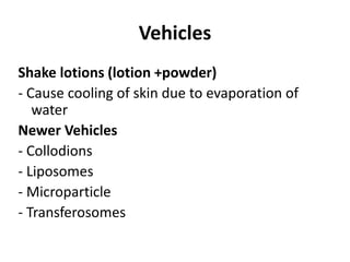 Drugs acting on Skin and Mucous membrane | PPTX
