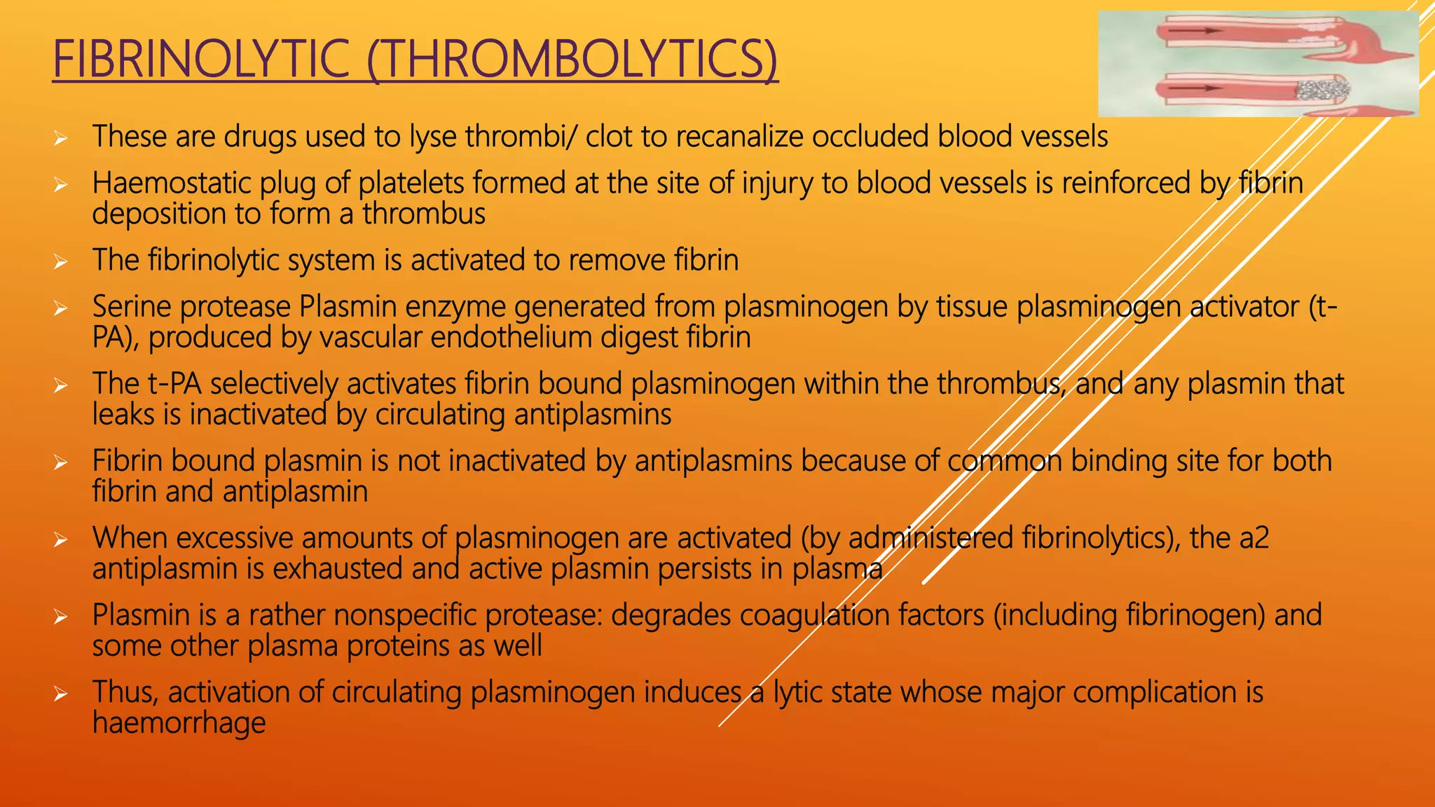 Drugs acting on the blood and blood forming organs | PPTX