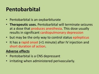 Drugs acting on the central nervous system | PPTX