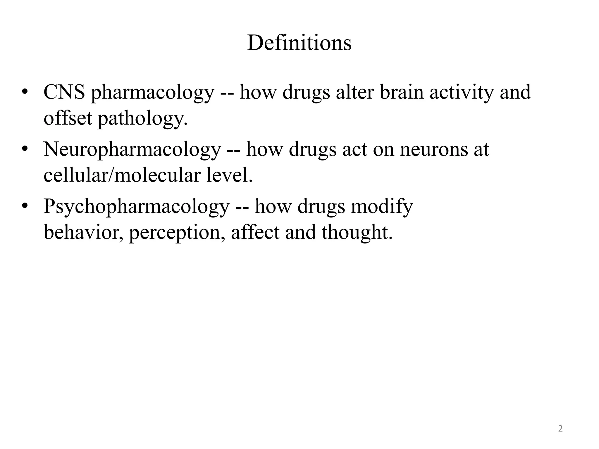Drugs acting on the cns | PPTX