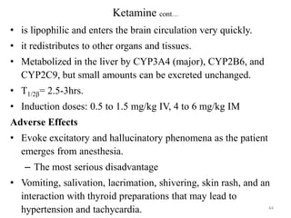 Drugs acting on the cns | PPTX