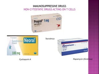 Drugs acting on the immune system | PPTX