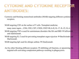 Drugs acting on the immune system | PPTX