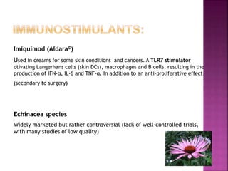 Drugs acting on the immune system | PPTX