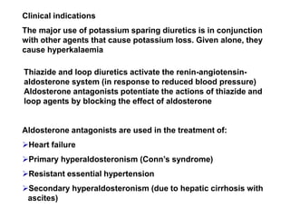 Drugs acting on the kidney lectures 1 and 2 | PDF
