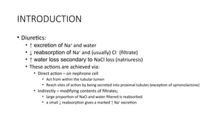 DRUGS ACTING ON THE KIDNEYS - DIURETICS.pptx