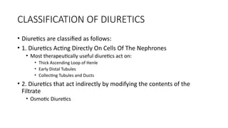 DRUGS ACTING ON THE KIDNEYS - DIURETICS.pptx