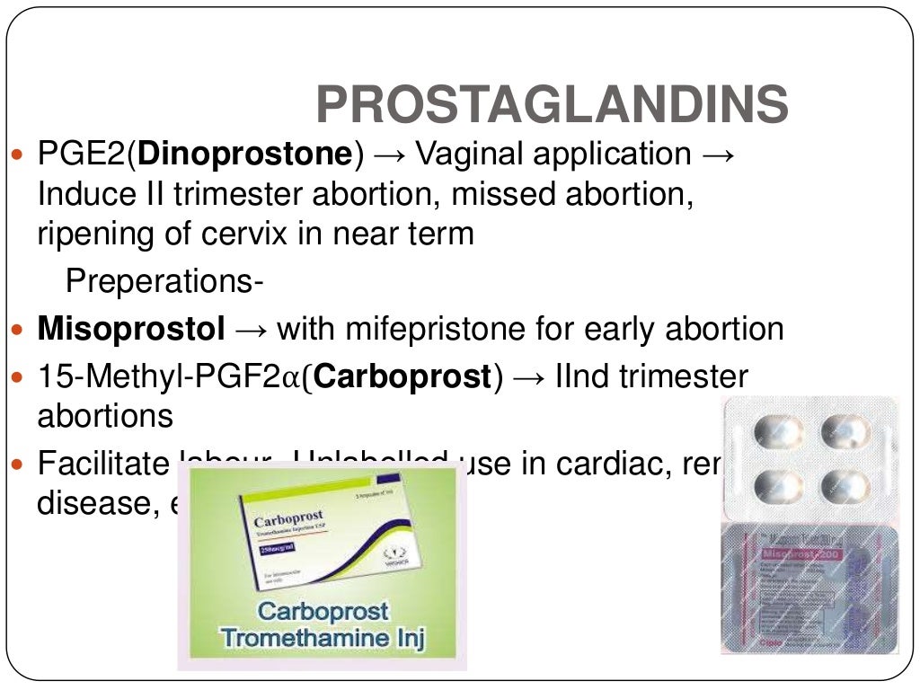 Drugs acting on uterus