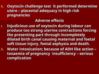 DRUGS ACTING ON UTERUS AND TOCOLYTIC DRUGS .ppt