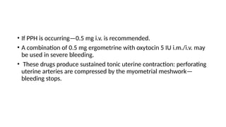drugs acting on uterus.pptxurs9yr9y8yd86 | PPT