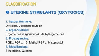 Drugs Acting on Uterus.pptx