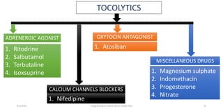 Drugs acting on uterus by Elioba J. Raimon | PPTX