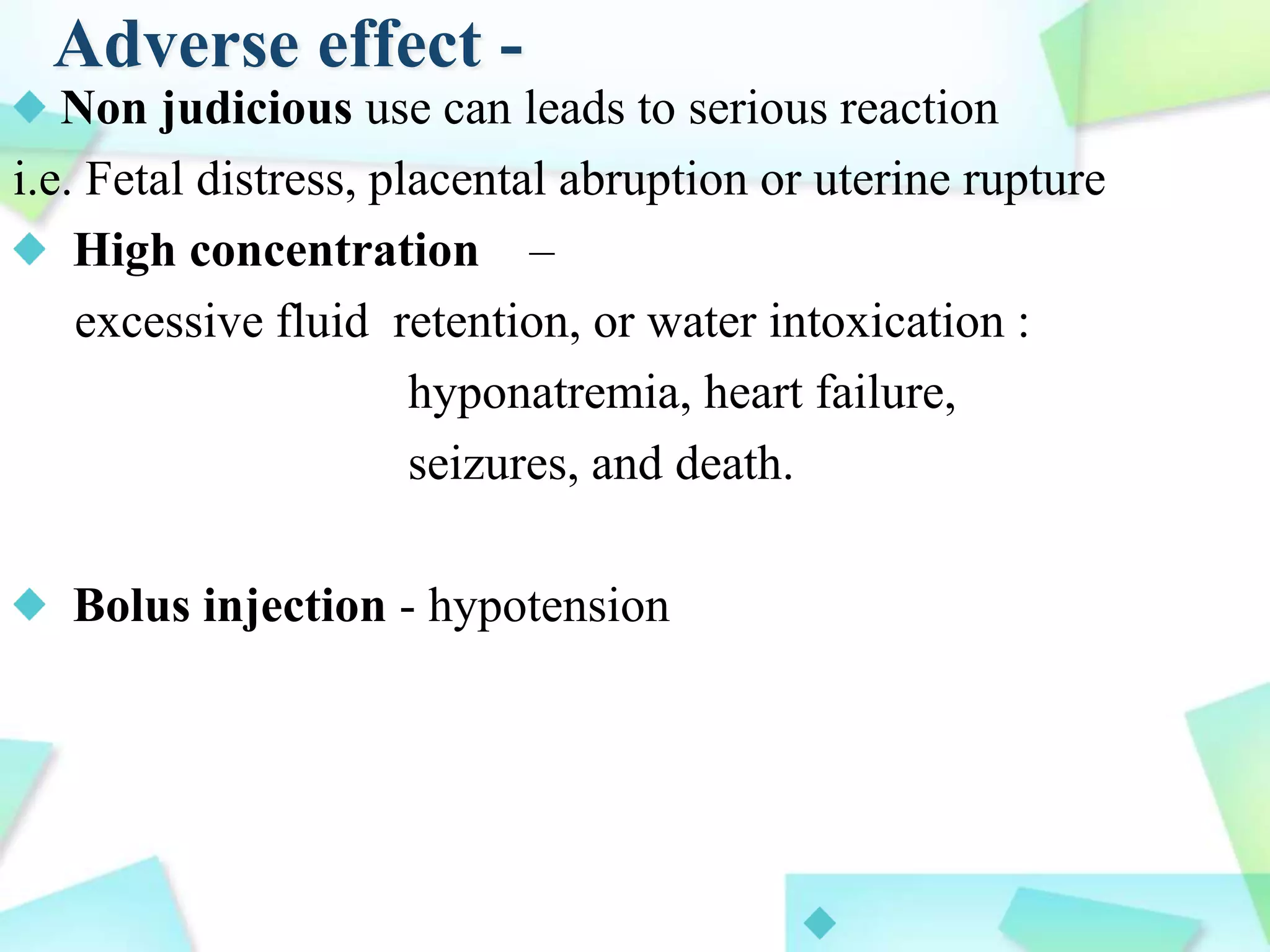 Drugs action on uterus | PPTX