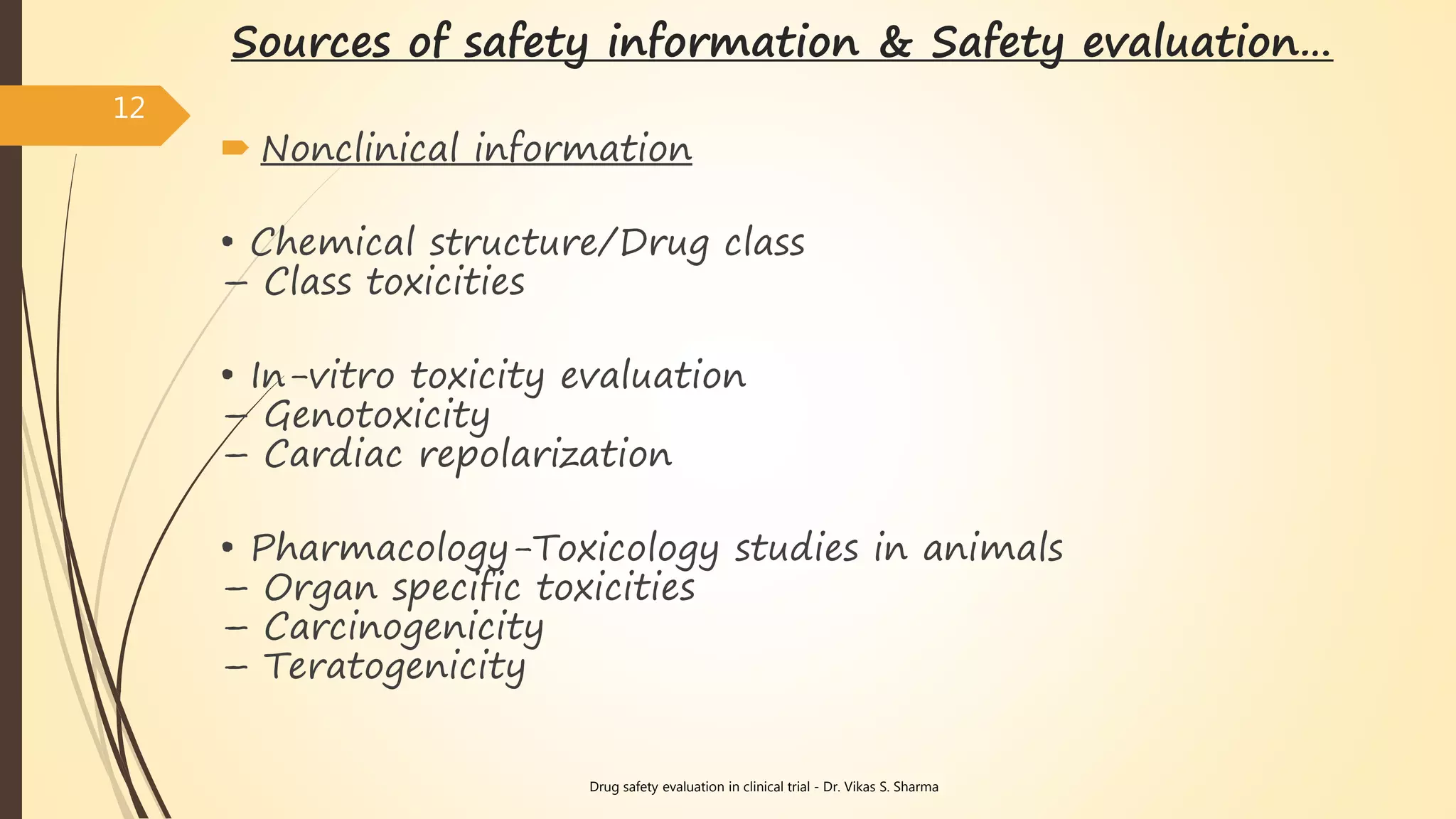 Drug safety evaluation in clinical trial | PPTX