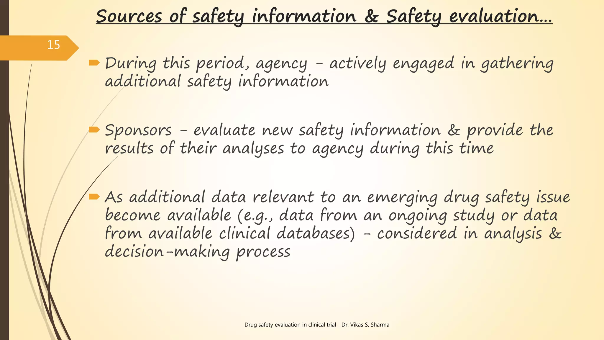 Drug safety evaluation in clinical trial | PPTX