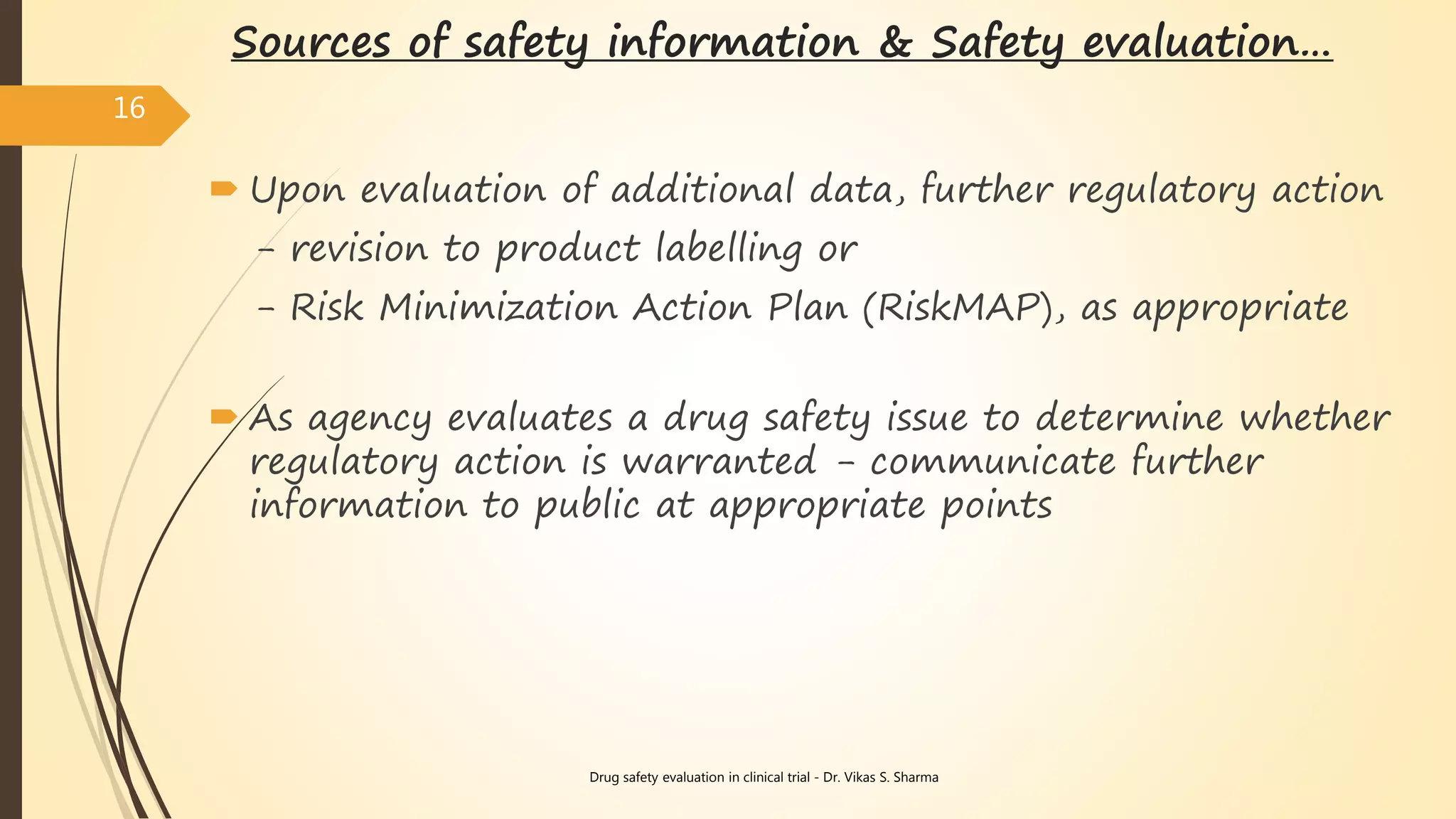 Drug safety evaluation in clinical trial | PPTX