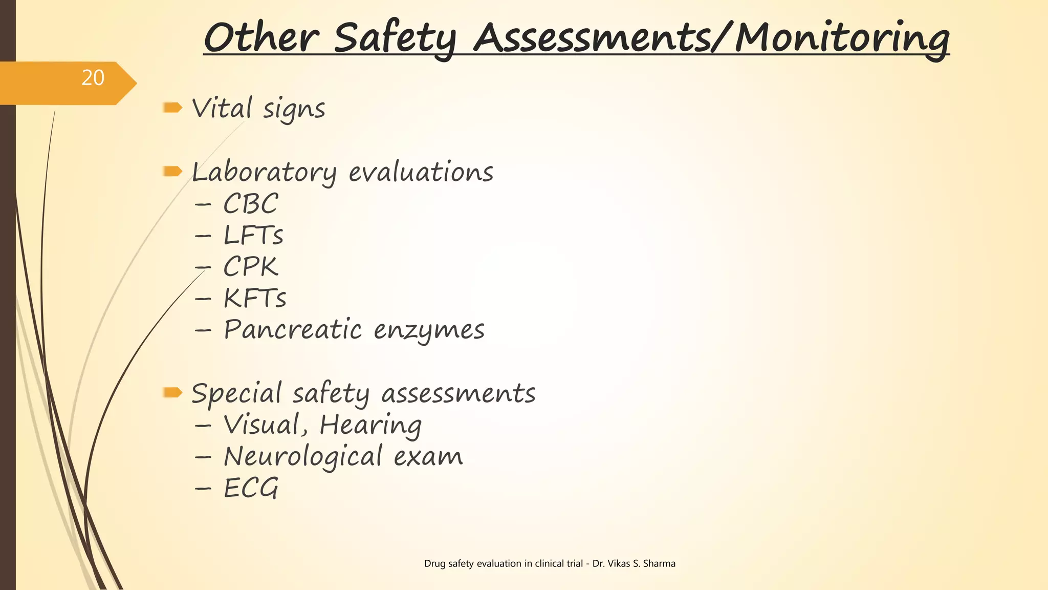 Drug safety evaluation in clinical trial | PPTX
