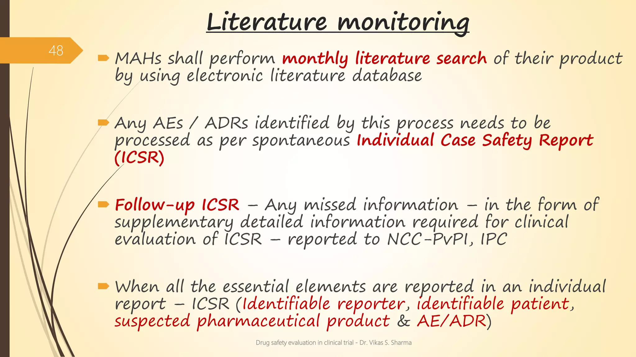 Drug safety evaluation in clinical trial | PPTX