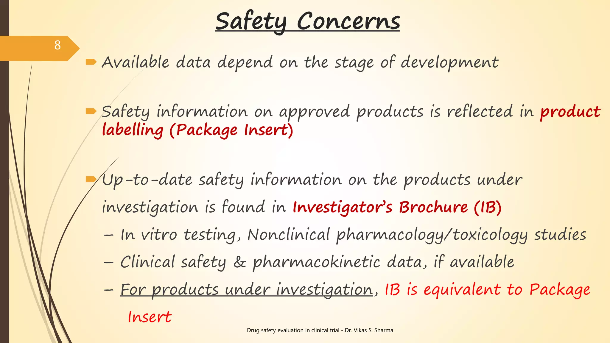 Drug safety evaluation in clinical trial | PPTX