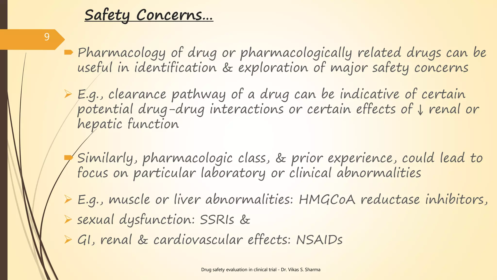 Drug safety evaluation in clinical trial | PPTX