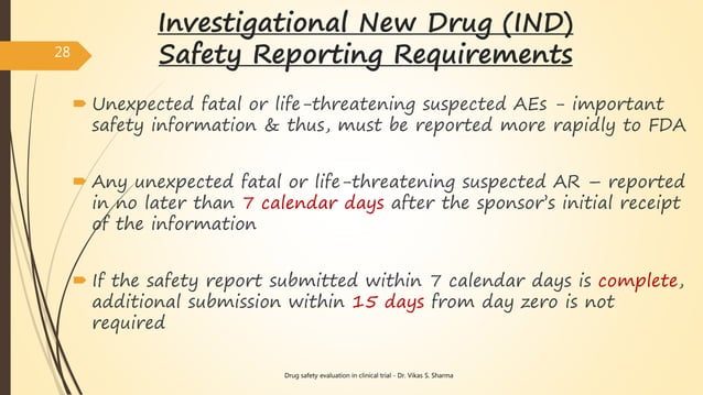 Drug safety evaluation in clinical trial | PPTX