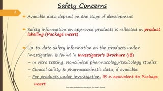 Drug safety evaluation in clinical trial | PPTX
