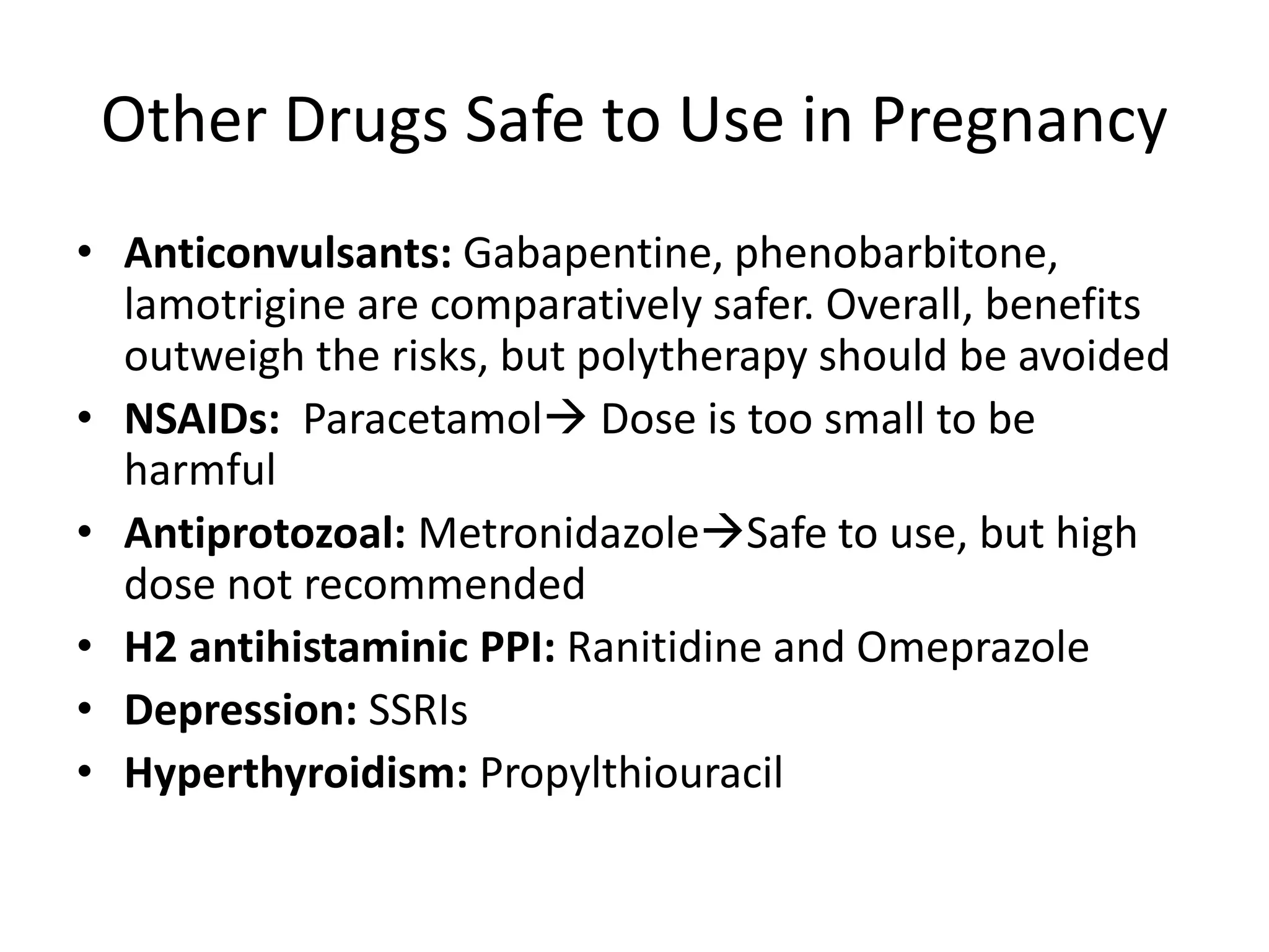 Drug Safety in Pregnancy and Lactation | PPTX