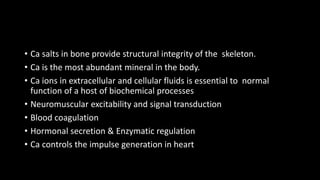 Drugs affecting calcium balance | PPTX