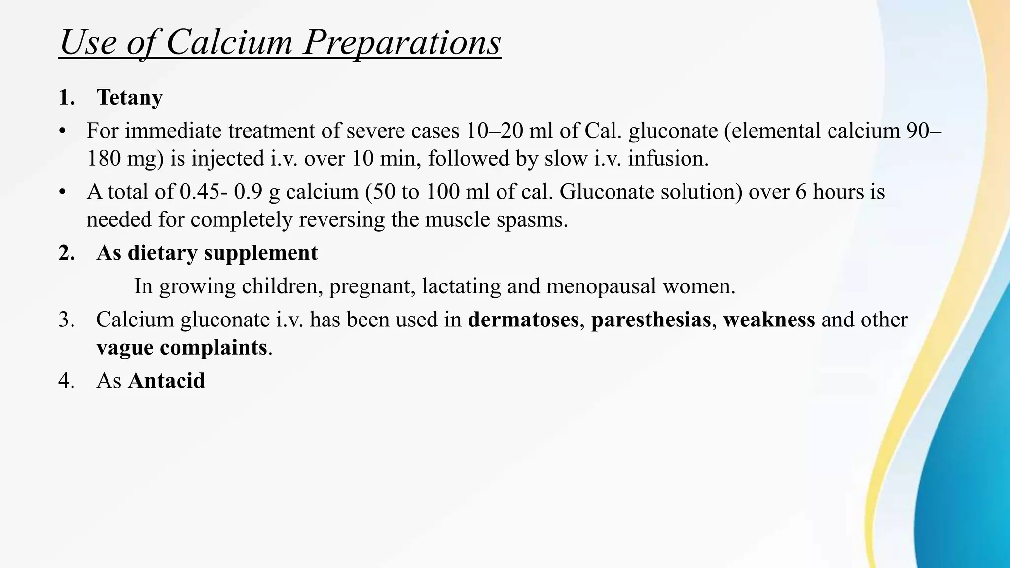 Drugs Affecting Calcium Regulation | Calcium | Calcium Homeostasis | PPTX