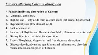 Drugs Affecting Calcium Regulation | Calcium | Calcium Homeostasis | PPTX