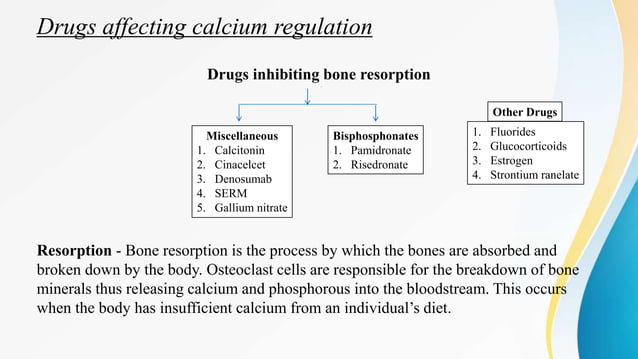 Drugs Affecting Calcium Regulation | Calcium | Calcium Homeostasis ...