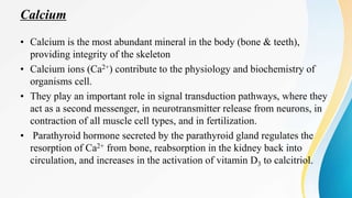 Drugs Affecting Calcium Regulation | Calcium | Calcium Homeostasis | PPTX