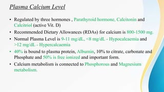Drugs Affecting Calcium Regulation | Calcium | Calcium Homeostasis | PPTX