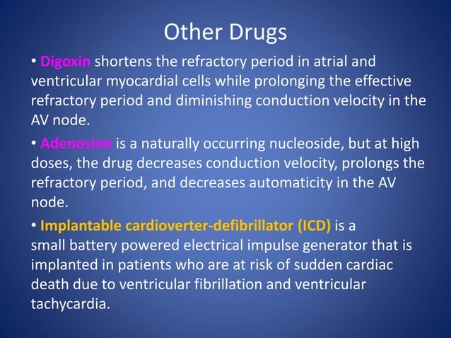 Drugs affecting cardiac action potential | PPTX | Heart and ...