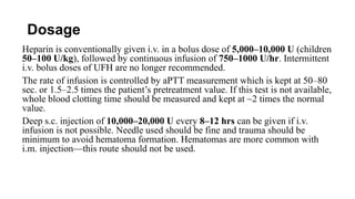 Drugs Affecting Coagulation | PDF | Blood Disorders | Diseases and ...