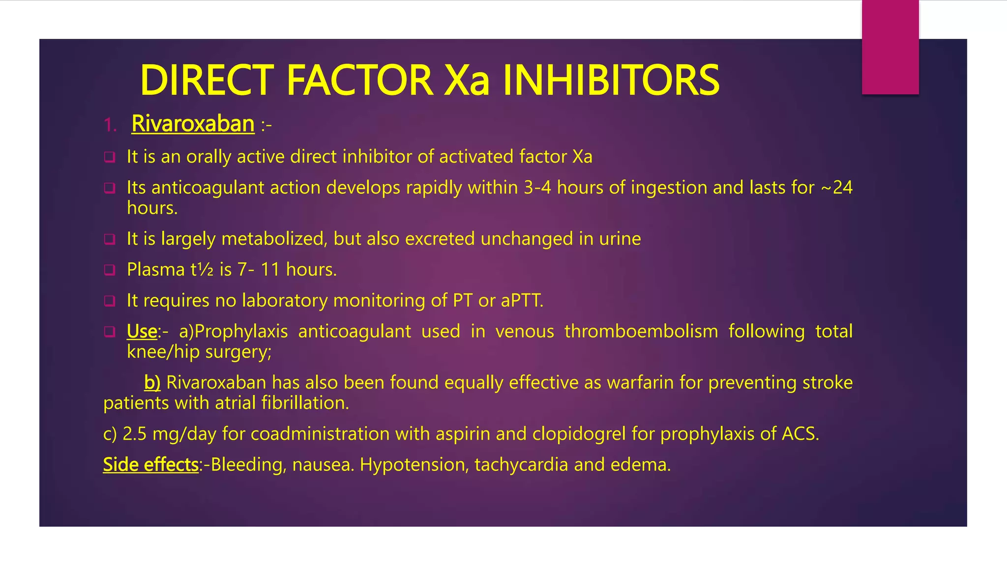 DRUGS AFFECTING COAGULATION,BLEEDING AND THROMBOSIS.pptx