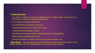 DRUGS AFFECTING COAGULATION,BLEEDING AND THROMBOSIS.pptx