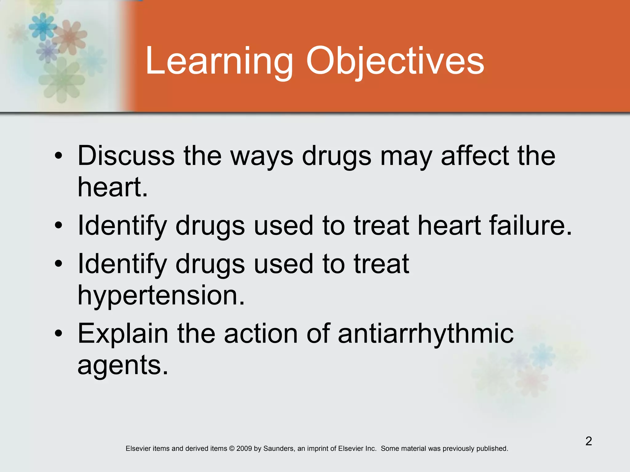 Drugs affecting the circulatory system | PPT