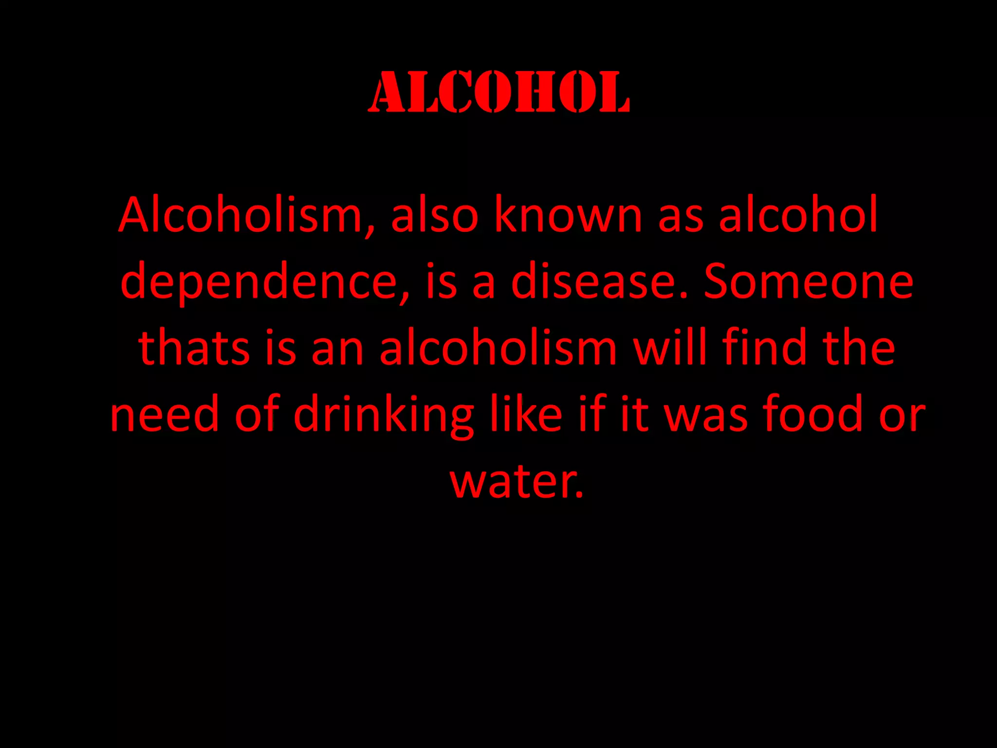 Drugs and alcohol abuse | PPTX