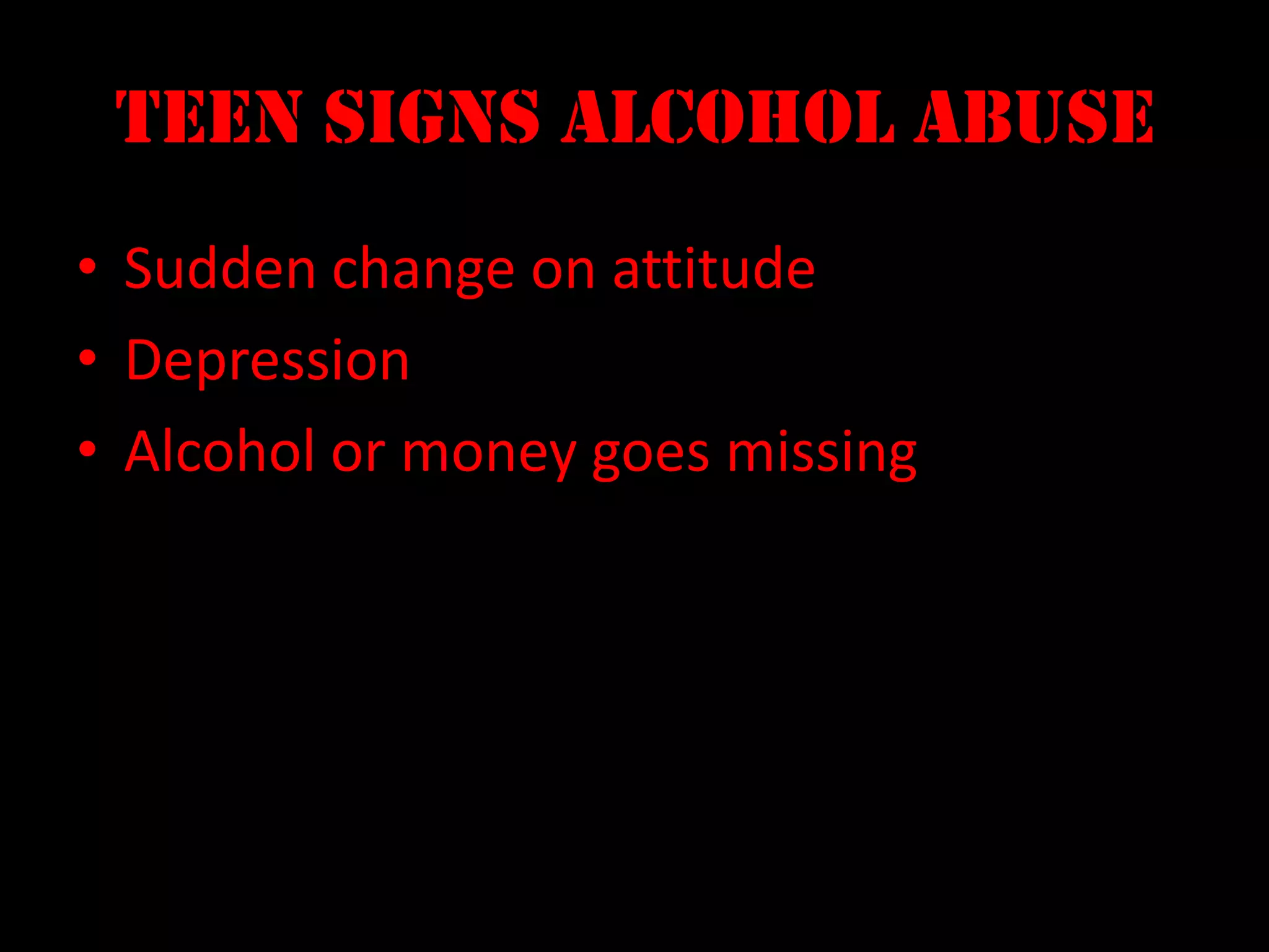 Drugs and alcohol abuse | PPTX