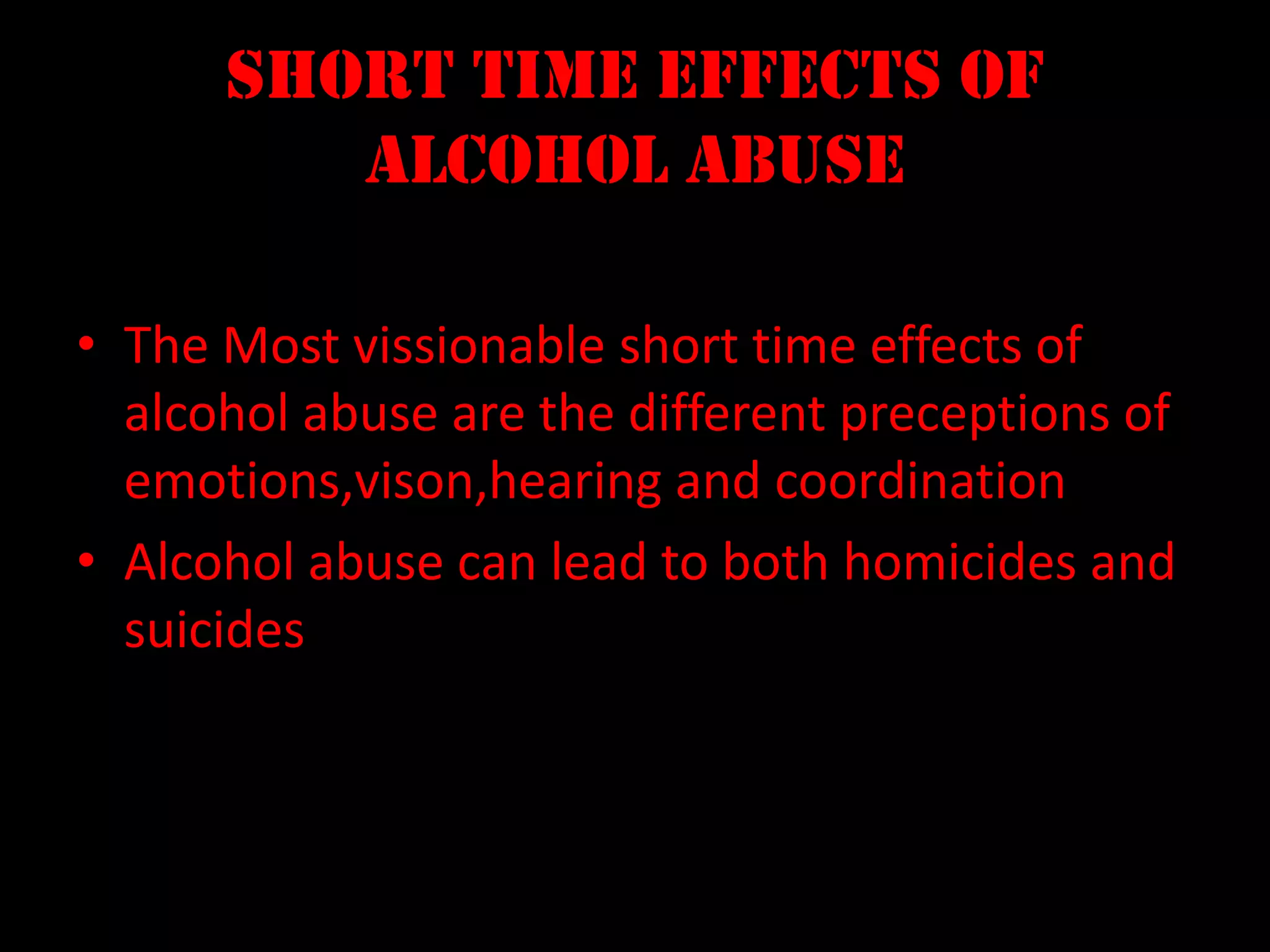 Drugs and alcohol abuse | PPTX