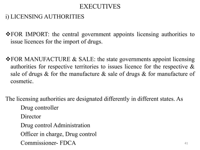 Drugs and cosmetics act 1940 and rules 1945 | PPTX | Substance Abuse ...
