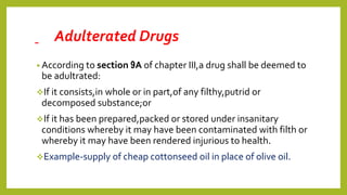 Drugs And Cosmetics Act With Respect to Forensic Significance.pptx