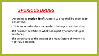 Drugs And Cosmetics Act With Respect to Forensic Significance.pptx