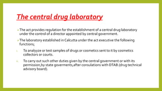 Drugs And Cosmetics Act With Respect to Forensic Significance.pptx
