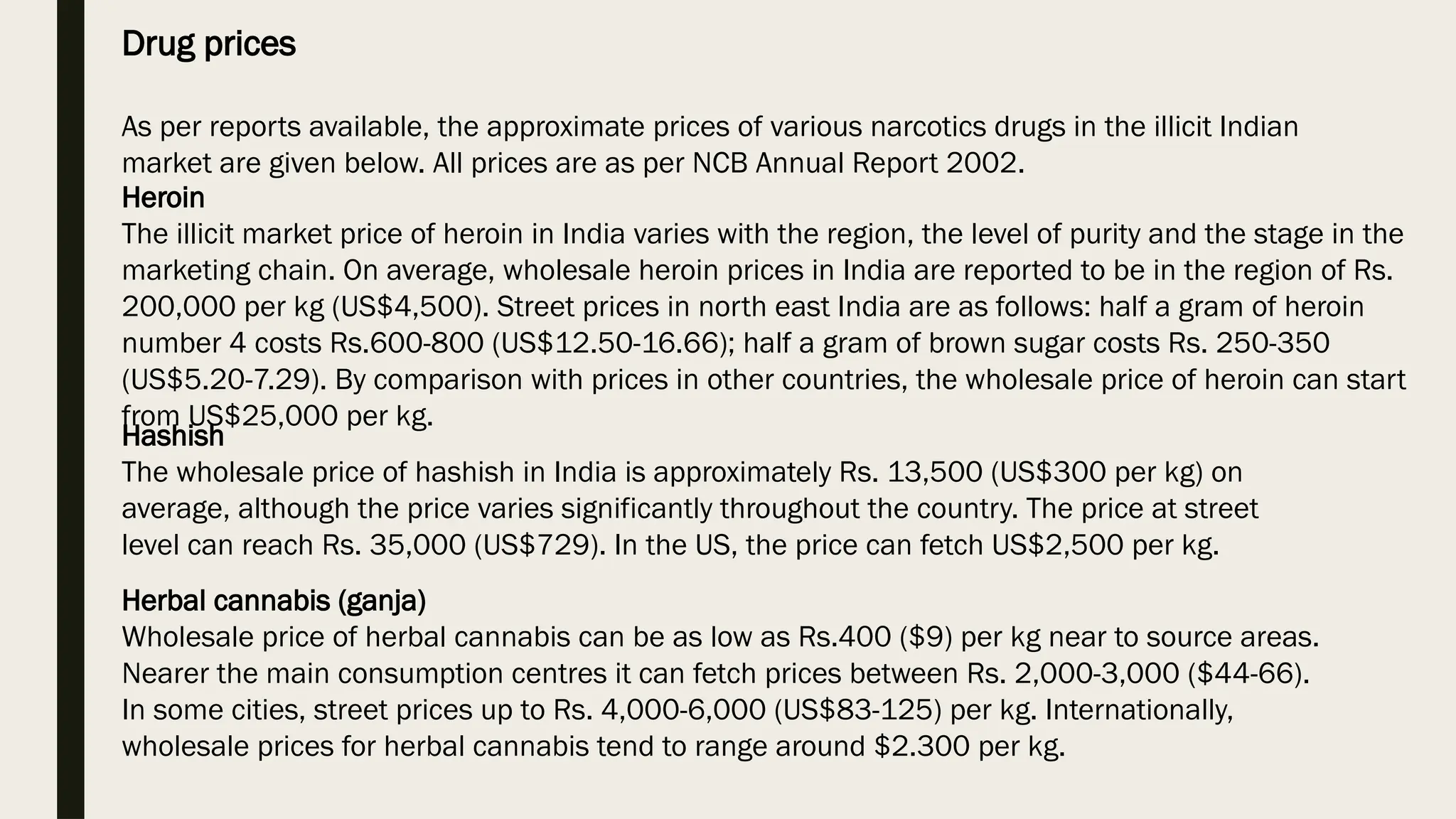 Drugs and illegal trafficking of drugs.pptx